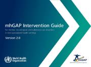 mhGAP Intervention Guide - Version 2.0 - AlignMNH