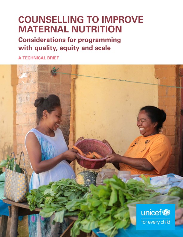 Counselling to Improve Maternal Nutrition: Considerations for ...