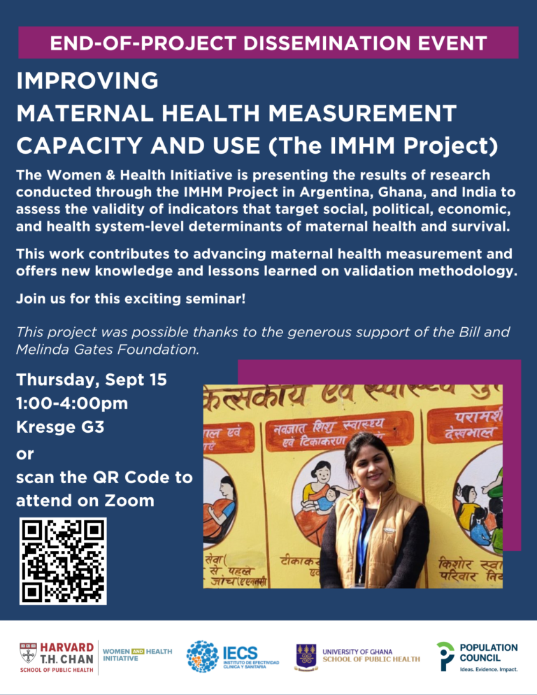 Improving Maternal Health Measurement Capacity and Use - AlignMNH